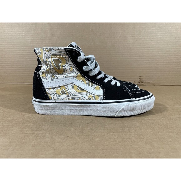 Vans | Shoes | Vans Sk8hi Tapered Trippy Hearts Sparkly Shoes Woman 75 ...